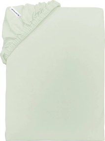 TOM Tailor Napínací prostěradlo Jersey, 90-100 x 200 cm (zelená)