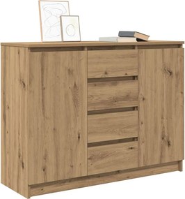 Příborník se zásuvkami Artisan Dub kompozitní dřevo 3328452