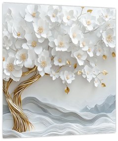 Obraz - 3D elegantní strom života (30x30 cm)