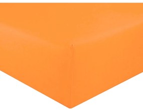 Prostěradlo jersey oranžová TiaHome - 120x200cm