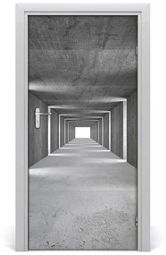 Samolepící fototapeta na dveře Betonový tunel 85x205 cm