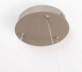 BRILAGI - LED Stm lustr na lanku FALCON SLIM LED/42W/230V pr. 50 cm béžová + DO