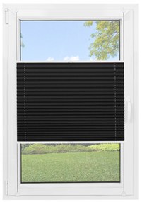 Plisa Termoizolaení plisovaná roleta Black Silver 35 cm x volitelná výška