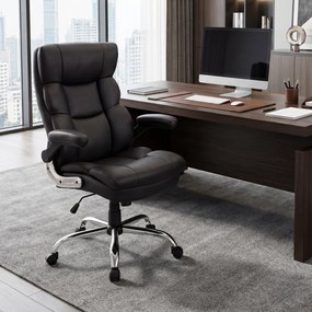 Costway Ergonomická kancelářská židle s rozkládacími područkami a funkcí