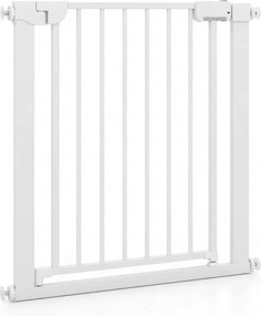 Costway Schodišťová brána bez vrtání se šířkou 75-82 cm Auto-Close dveřní brána