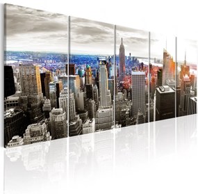 Obraz - New York: Grey Tower Blocks