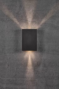 NOR 2019051003 Venkovní nástěnné svítidlo Fold 15 2x3,5W LED černá čirá - NORDLUX