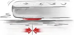 High Peak Comfort Plus King / Nafukovací matrace / 200x185x20 cm / Nos