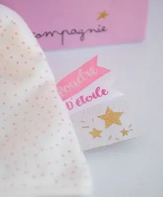 Doudou Dárková sada - Plyšový králíček s muchláčkem 10 cm ružová / od