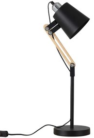 OnaDnes -20% Černá kovová stolní lampa Somcasa Antia 55 cm
