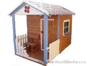 dřevěná zahradní dekorace „Dětský domek“ N3 botodre