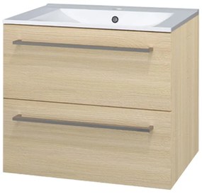Mereo Mereo, Bino, koupelnová skříňka s keramickým umyvadlem 61 cm, CN630