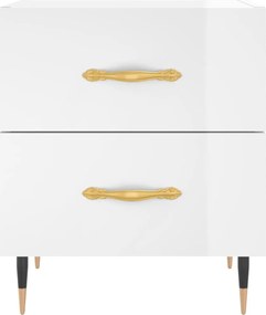 vidaXL Noční stolek 40 x 35 x 47,5 cm kompozitní dřevo [827264] Barva: šedá sonoma