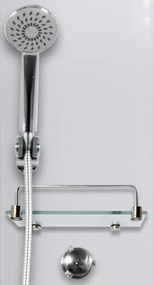 ARTTEC SMARAGD 90 x 90 cm - Sprchový box model 2 Strop čiré sklo PAN04524