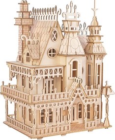 Dřevěné 3D puzzle Fantasy vila