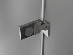 Mexen Lunar-F skládací sprchové dveře levé 75 cm, transparentní, chrom - 836-075-000-01-00-L