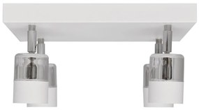 Helam | LED Bodové svítidlo TUBSSON 4xGU10/6,5W/230V bílá/lesklý chrom | HE1412