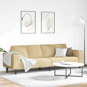 Pohovka Šedozelená 250 x 77 x 76 cm Žebrovaná látka 3335104