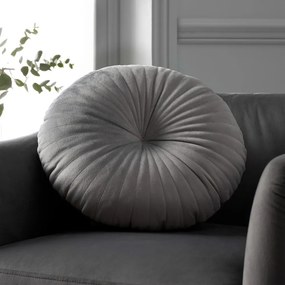 Sametový dekorační polštář ø 40 cm Round Soft Touch – Catherine Lansfield
