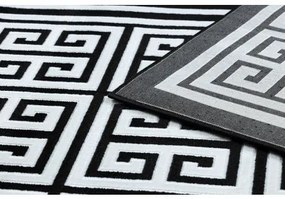 Dywany Luszczow Kusový koberec GLOSS 6776 85, rám, řecký černý / slonová kost Rozměr koberce: 240 x 330 cm