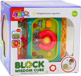 LEAN Toys Vzdělávací interaktivní kostka multifunkční 8v1
