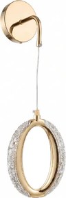 Toolight Toolight, LED nástěnné svítidlo G175-W, zlatá lesklá, OSW-07819