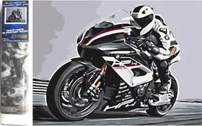 NORIMPEX Diamantové malování Silniční motorka / 30x40 cm