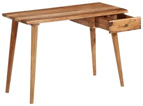 Petromila Psací stůl z masivního akáciového dřeva 110 x 50 x 76 cm