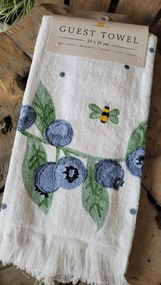 Froté ručník borůvkami Blueberry Fields - 40*66 cm