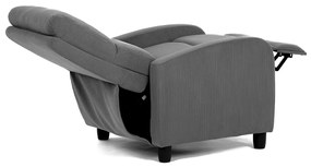 Relaxační, polohovací křeslo Autronic TV-4011 GREY2, šedá