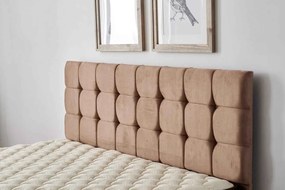 Designová postel Gaphna 160 x 200 cm světle hnědá