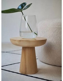Přírodní odkládací stolek Tucas Home Mushroom, 40 cm
