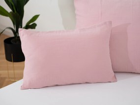 MK Lůžkoviny Mušelínový povlak na polštář 40 x 60 cm - Alexia starorůžová