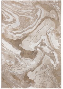 Flair Rugs, Kusový koberec Eris Marbled Natural, 80x150, béžová, kancelář