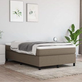 Rám postele s boxspringem taupe 120 x 200 cm textil 3120850