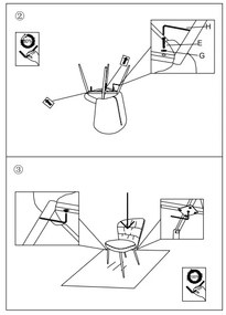 Mauro Ferretti Židle LOSANNA GRIGIA SET 2 ks 48X60,5X85 cm