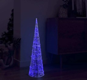 vidaXL Akrylový dekorativní světelný LED kužel 90 cm [329804] Barva: Modrá