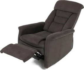 Polohovací křeslo hnědé elektrické TV-925 BR2