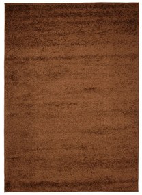Kusový koberec shaggy Parba hnědý 140x200cm