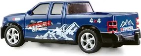 AMEWI RC Pickup Die Cast s karavanem modrá / RC auto / 1:64 / RTR / 2,