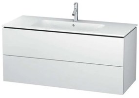 Duravit L-Cube - Umyvadlová skříňka 55x122x48 cm, 2 zásuvky, bílá mat LC624301818