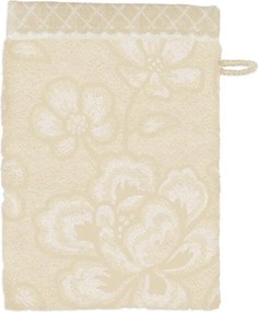 Pip Studio ručníky z bavlněného froté Jasmine Jacquard, pískové (Luxusní ručníky z bavlněného froté v designu Jasmine Jacquard v pískové barvě)
