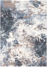 Moderní kusový koberec Ragolle Argentum 63395 7656 modrý krémový Rozměr: 160x230 cm