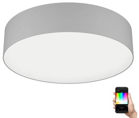 Eglo | Eglo 900442 - LED RGBW Stmívatelné stropní svítidlo ROMAO-Z LED/35W/230V šedá | EG900442