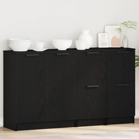 Servírovací skříň 3 ks Černý dub 120 x 30 x 70 cm 3332500