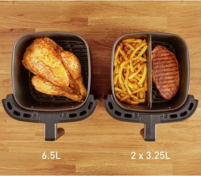 Černá horkovzdušná fritéza Easy Fry &amp; Grill XXL EY801815 – Tefal