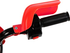 HOMCOM Dobíjecí elektrická motorka pro děti 6V od 3 let s nabíječkou a podpůrnými koly 102x53x66 cm Červená