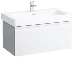 Laufen Pro S - Umyvadlová skříňka, 810x450x390 mm, 1 zásuvka, lesklá bílá H4835010964751