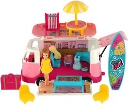 TEDDIES Obytné auto s doplňky / Auto s příslušenstvím / Plast / 3+