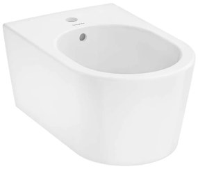 Hansgrohe EluPura S - Závěsný bidet, otvor pro baterii, HygieneEffect bílá 62043450